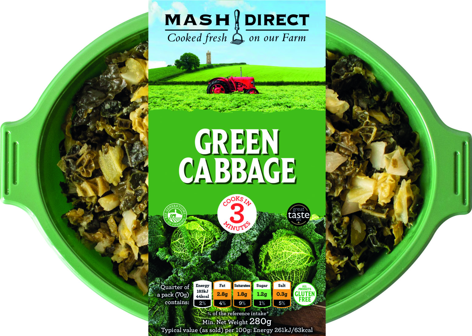 280g Green Cabbage pack TOP 2020 (1) | Prime Store Supply